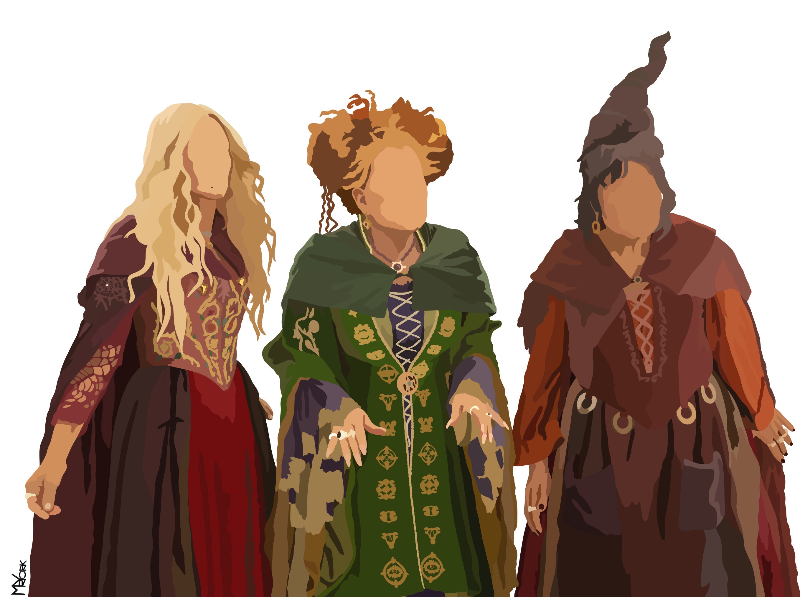 The Sanderson Sisters - Etsy