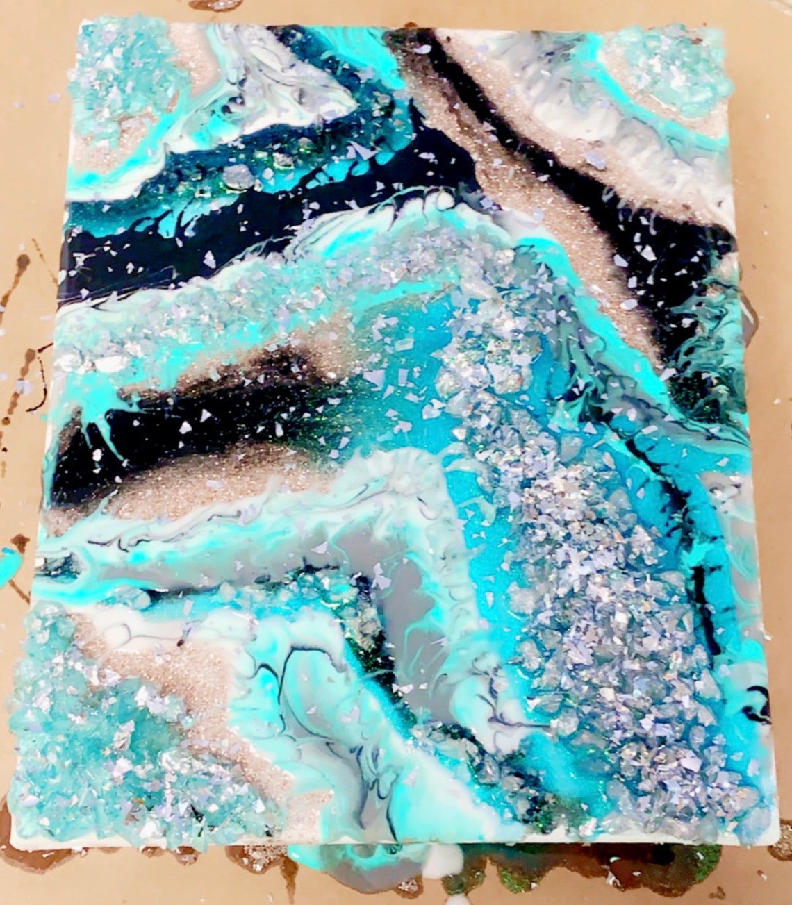 Geode Resin Art - Etsy
