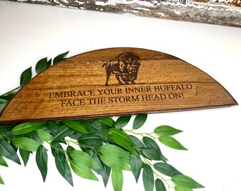 American Bourbon Whiskey Barrel Bar Sign Rustic Decor Aged Oak Barrel ...