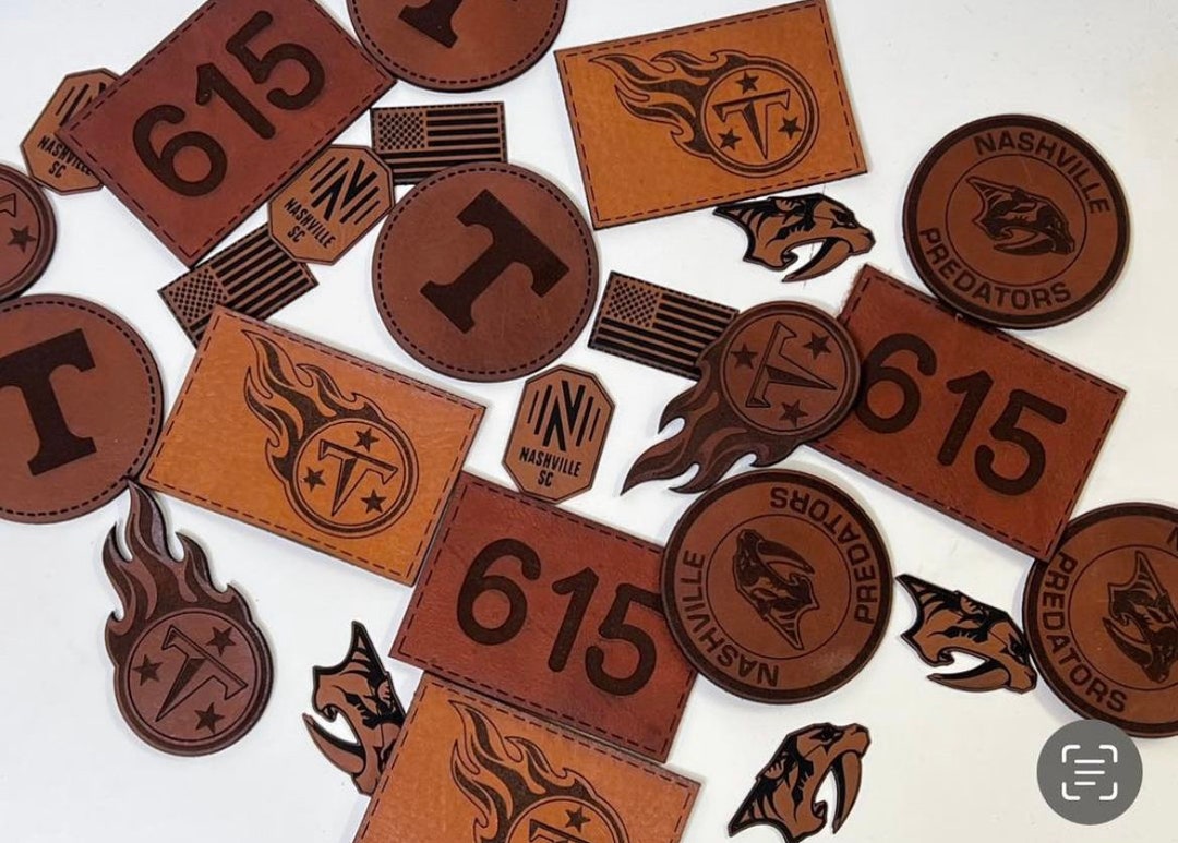 Leather Patches - Customized - Next Day Shipping - Etsy