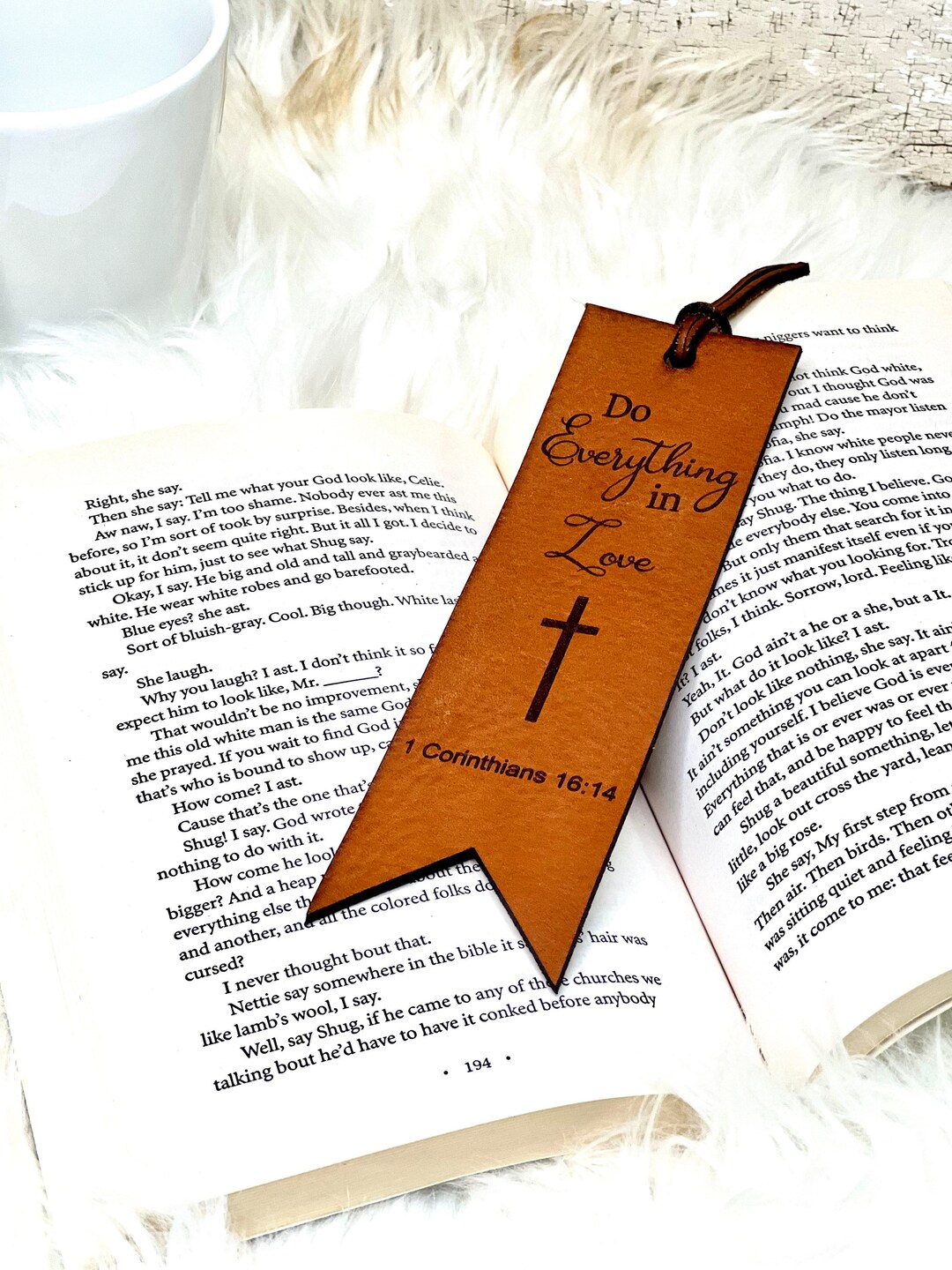 Leather Scripture Customized Bookmarks - Etsy
