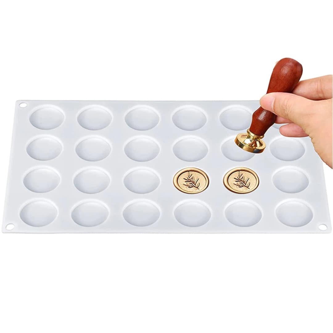 12/20/30 Cavity Size Wax Seal Silicone Mat, Wax Seal Mould, Perfect Wax ...