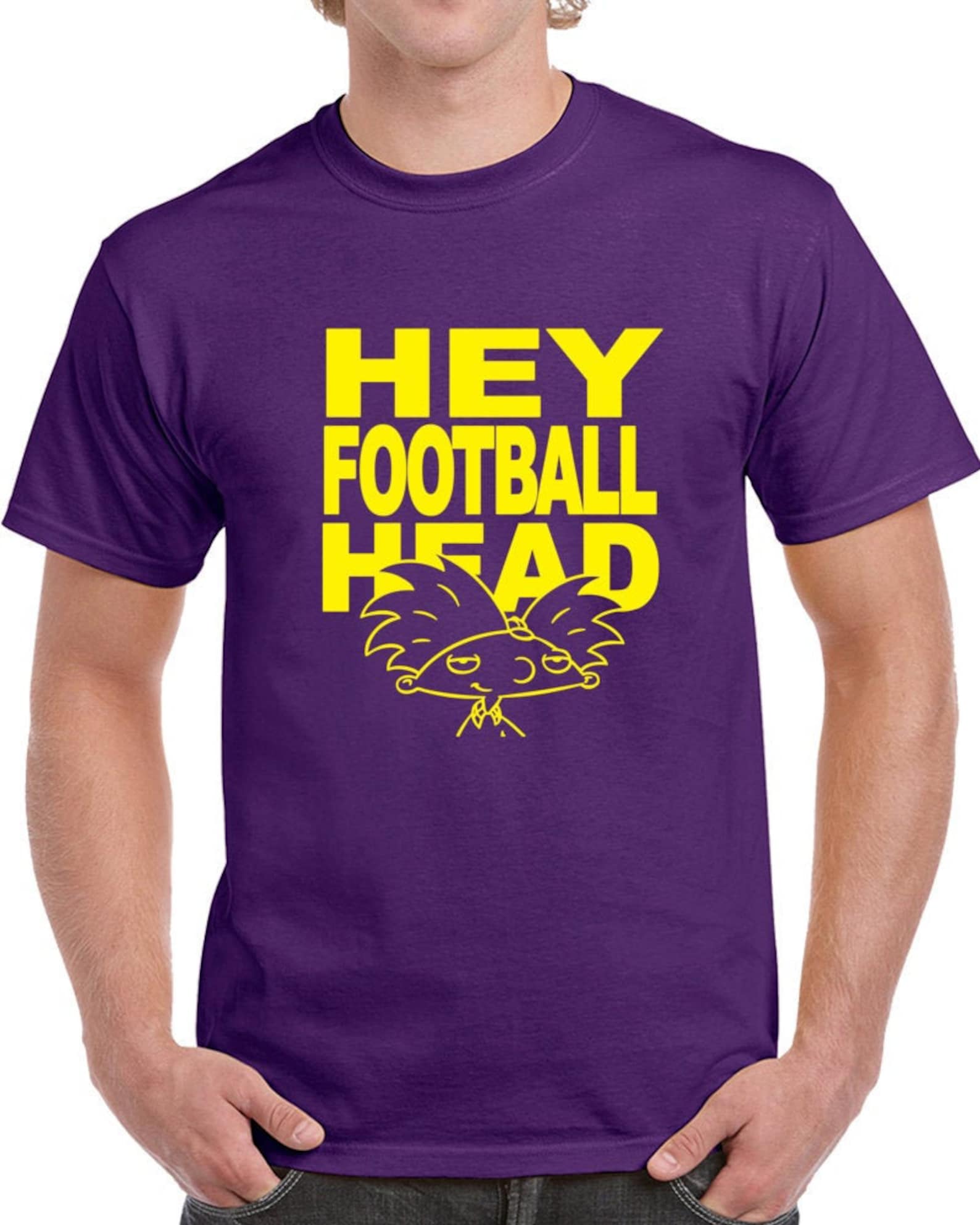 Hey Football Head Hey Arnold T Shirt - Etsy