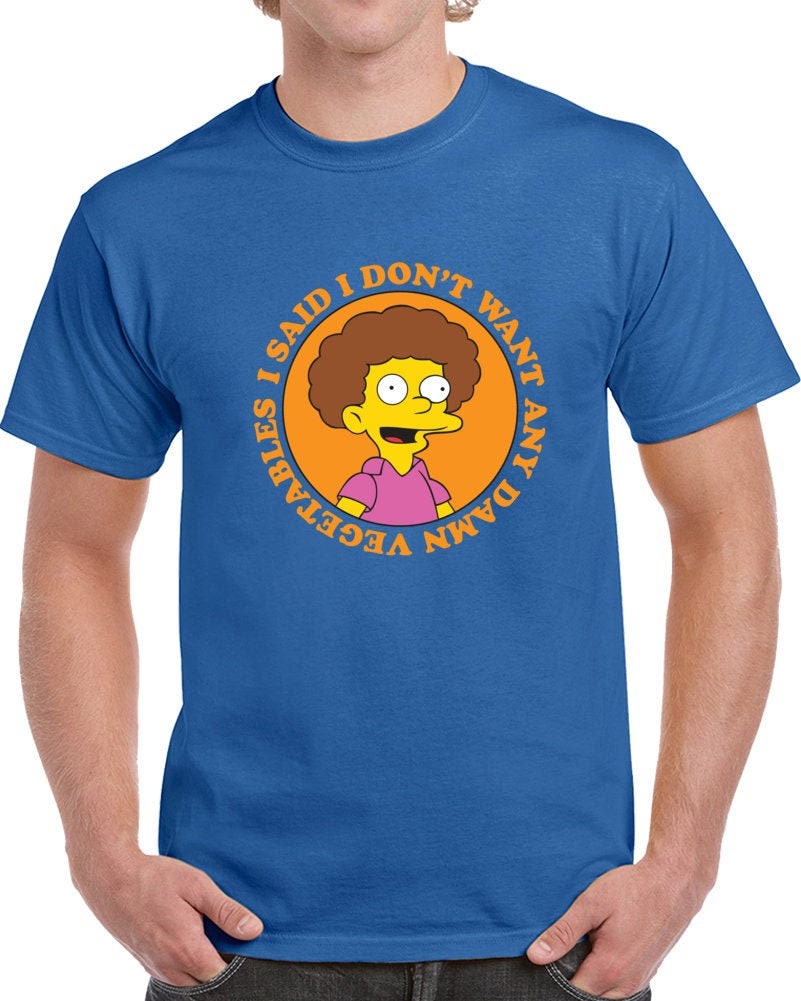 I Dont Want Any Damn Vegetables Todd Flanders Simpsons T Shirt - Etsy