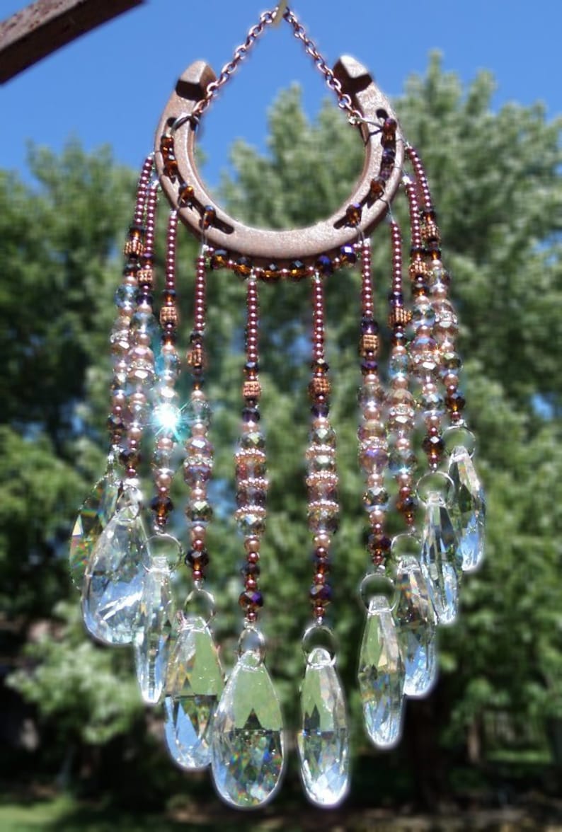 Sun Catcher Suncatcher Crystal Sun Catcher Beaded Sun | Etsy