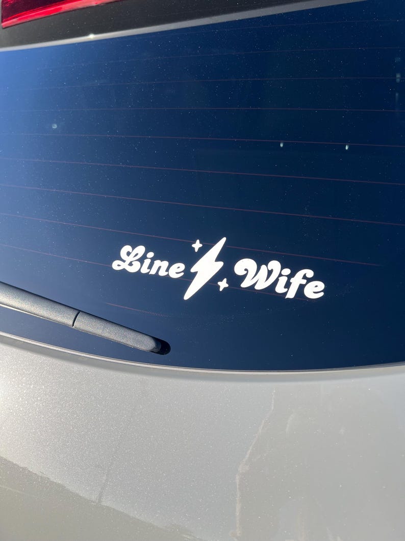 Line Wife Car Decal - Etsy