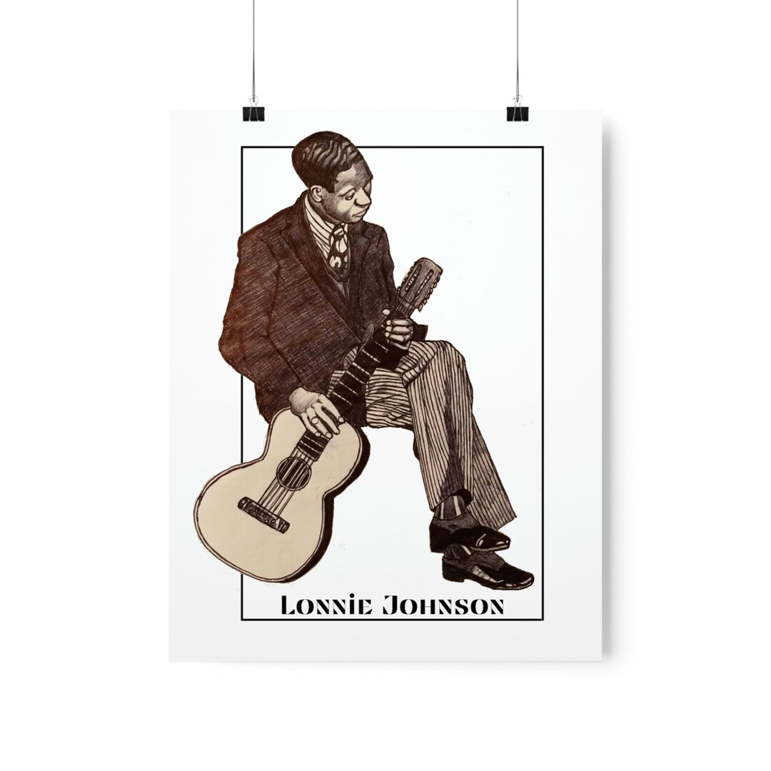 Lonnie Johnson Acoustic Blues Folk Art Jazz Guitar American Music ...