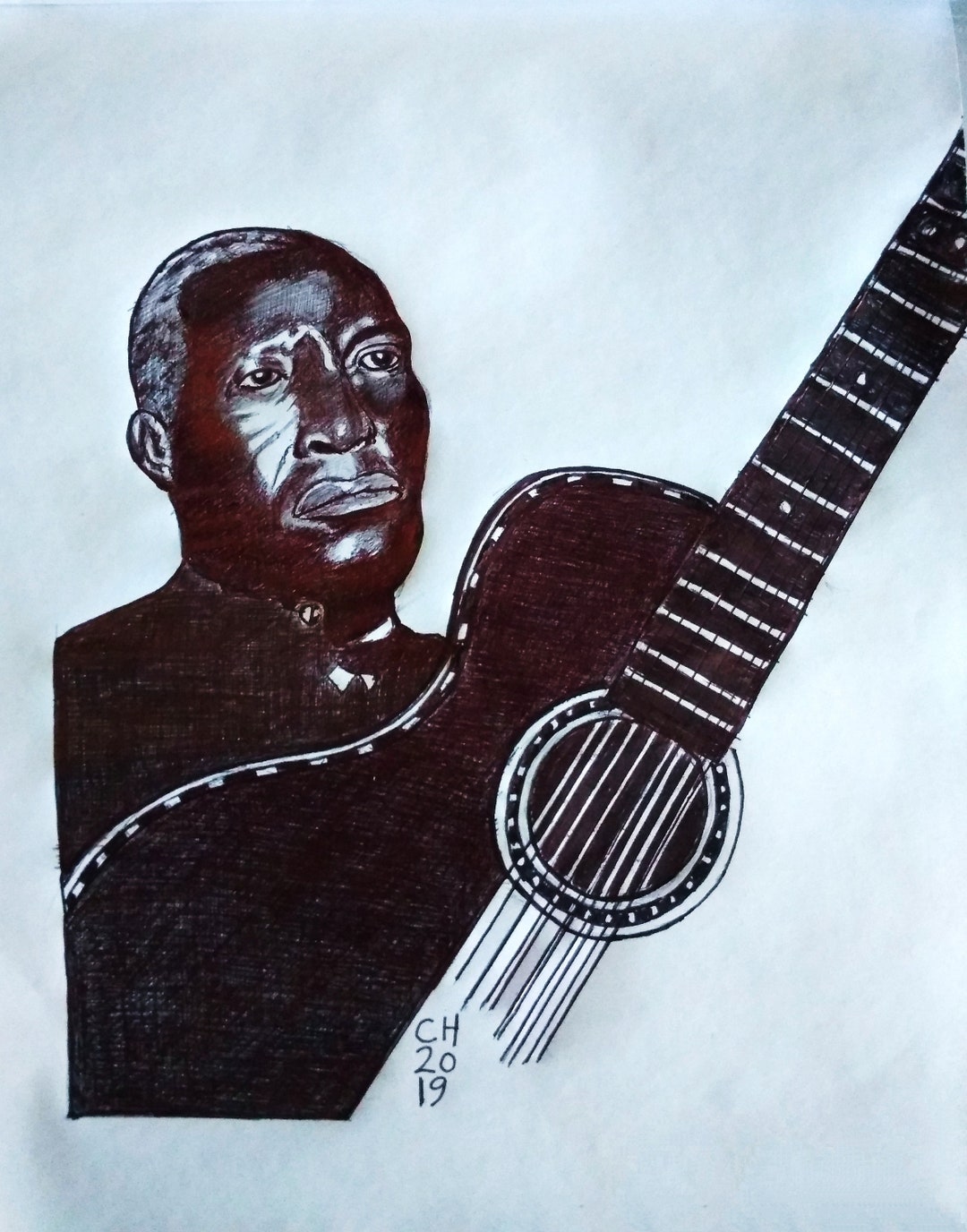 Leadbelly Original Print - Etsy