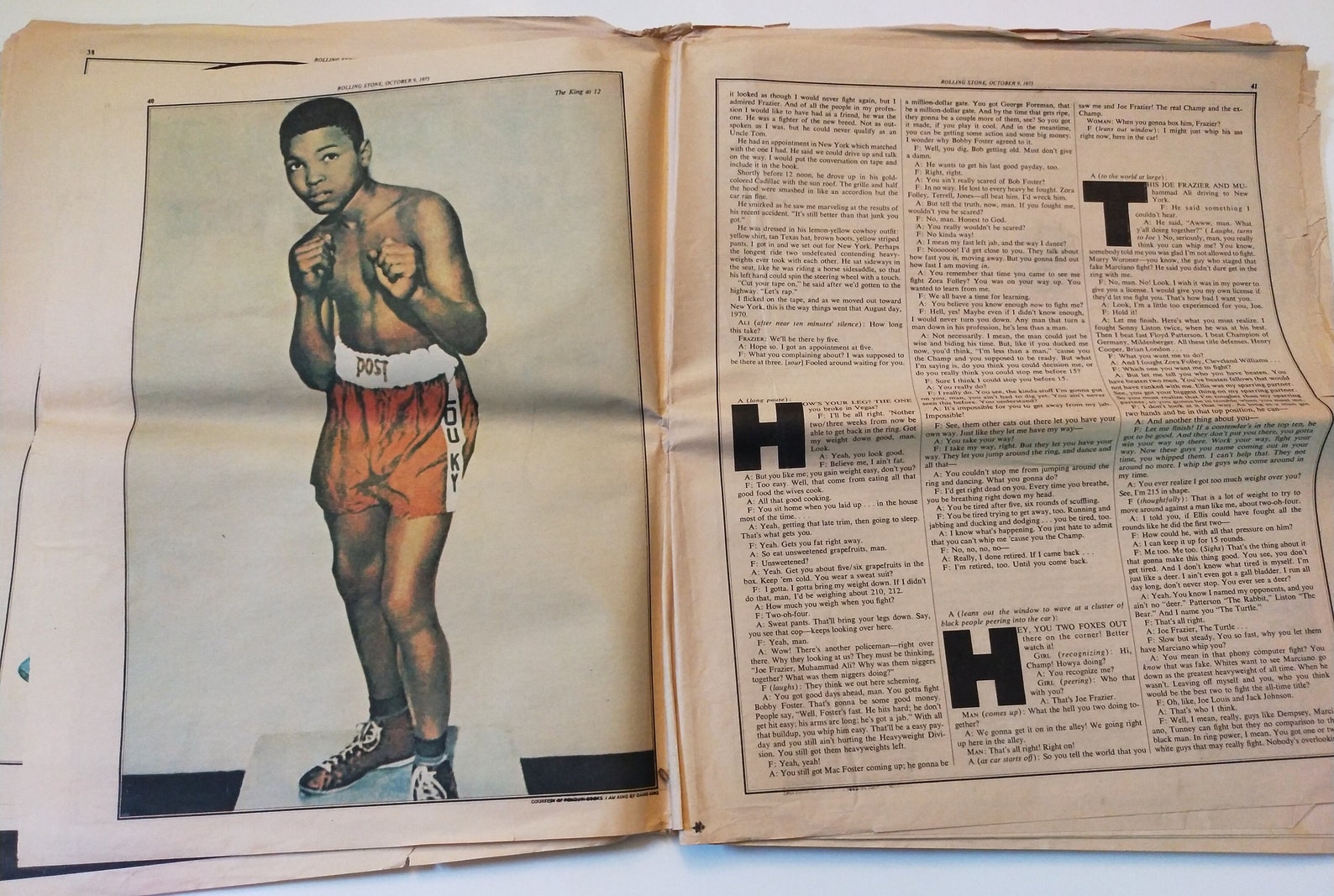 Vintage Rolling Stone Muhammad Ali Magazine Heavyweight Boxing ...