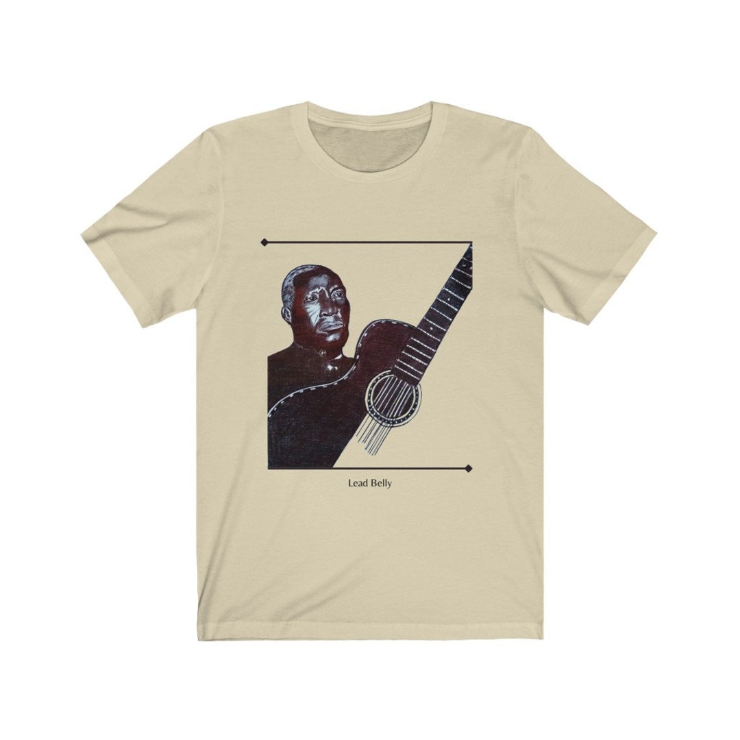 Blues Folk Art Black Music History Leadbelly T-shirt Gift for Dad - Etsy