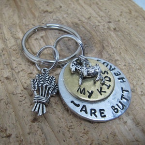 Goat Key Chain, Goat Lover, My Kids Are Butt Heads, Goat Owner, Goat ...