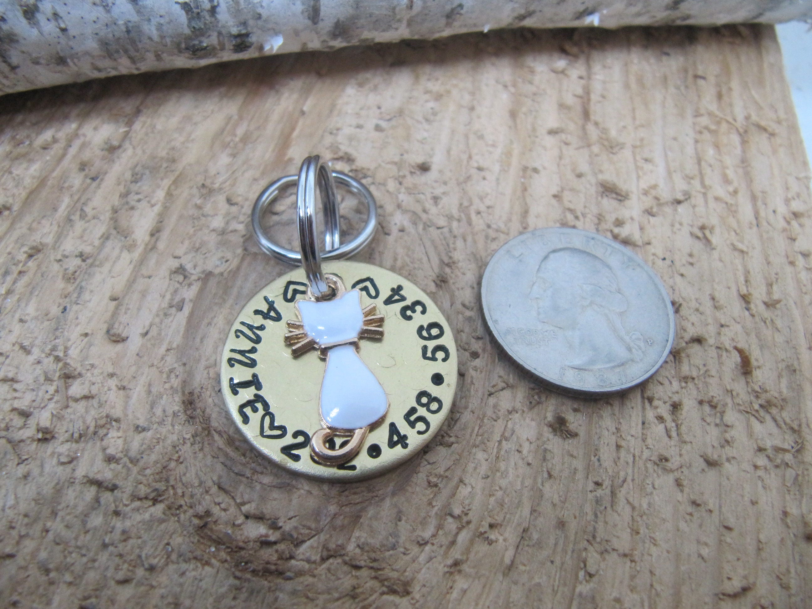 Pet ID Tag Cat ID Tag Cat Name Tag Custom ID Tags for Pet - Etsy