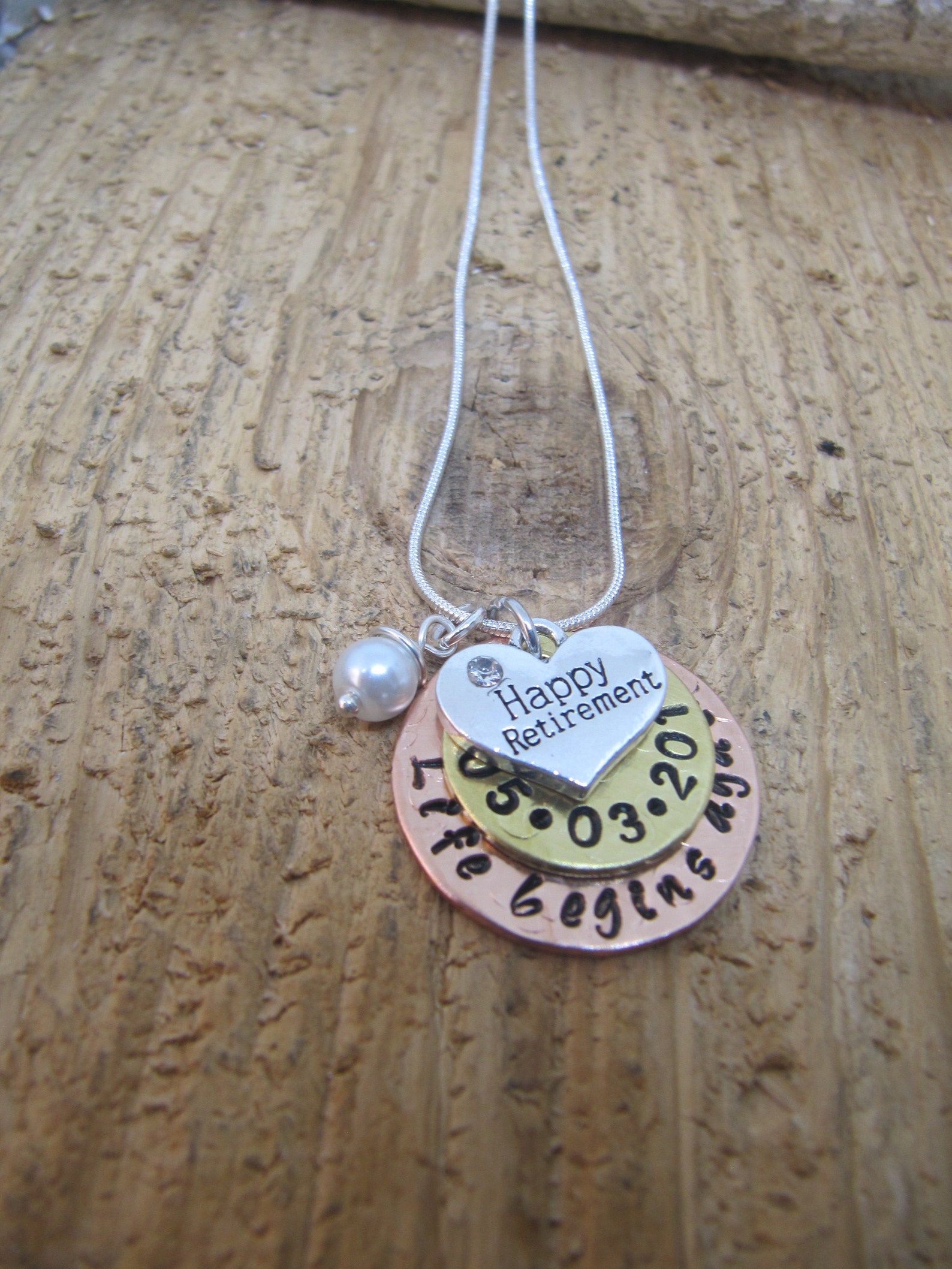 Retirement Jewelry Retirement Gift Gift for Retirement Hand - Etsy