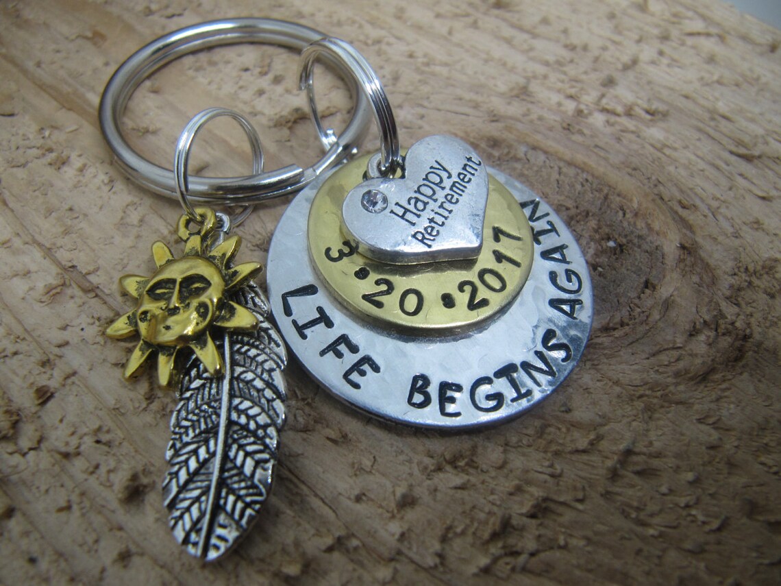 Retirement Jewelry Retirement Gift Gift for Retirement Hand - Etsy