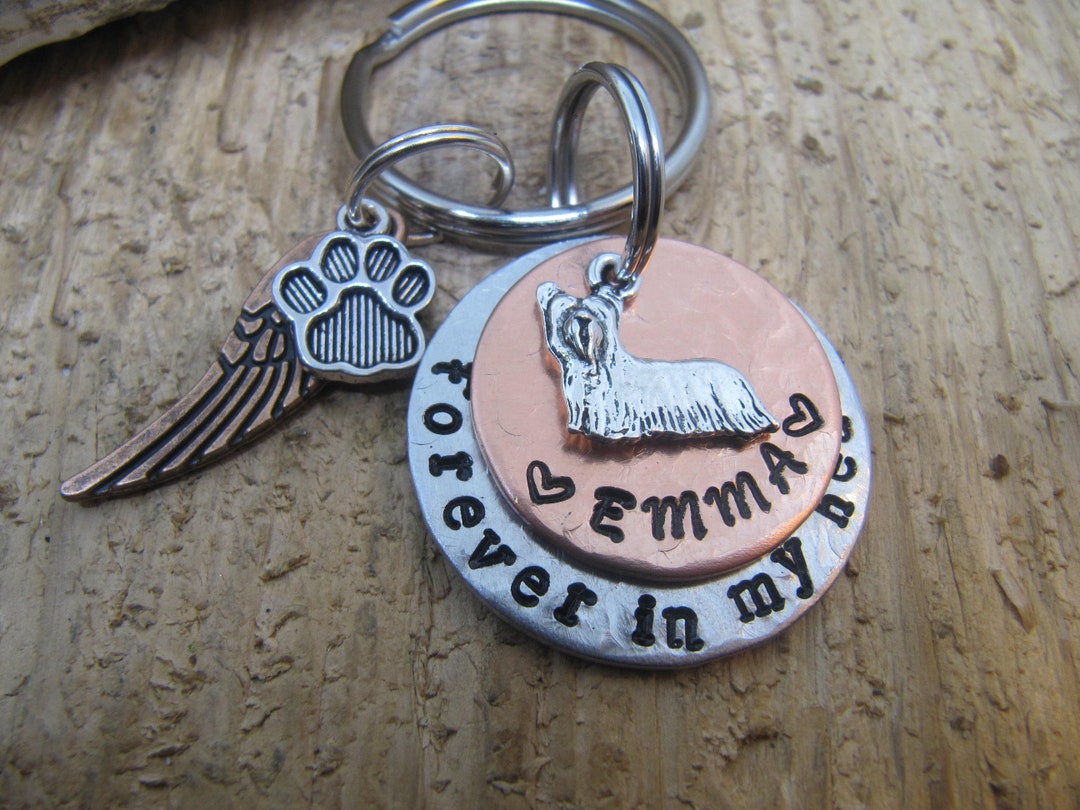 Pet Memorial Key Chain Yorkie Memorial Yorkie Dog Jewelry - Etsy