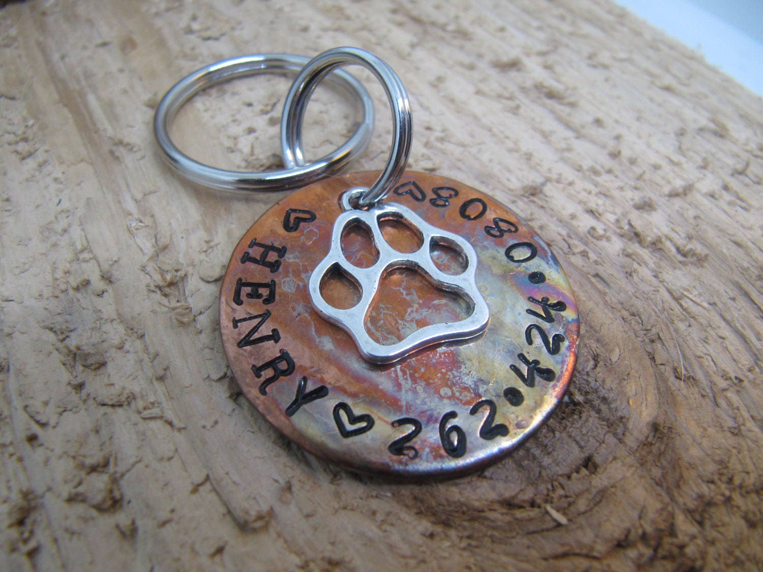 Pet ID Tag//large Dog Tag//tag for Large Dog//custom Pet ID - Etsy