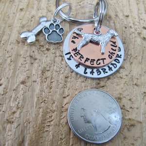 Labrador Key Chain Hand Stamped Key Chain Labrador Jewelry - Etsy