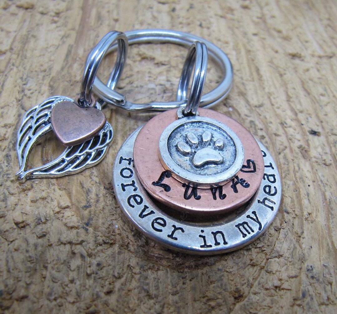 Pet Memorial, Pet Memorial Key Chain, Dog Memorial, Cat Memorial, Loss ...