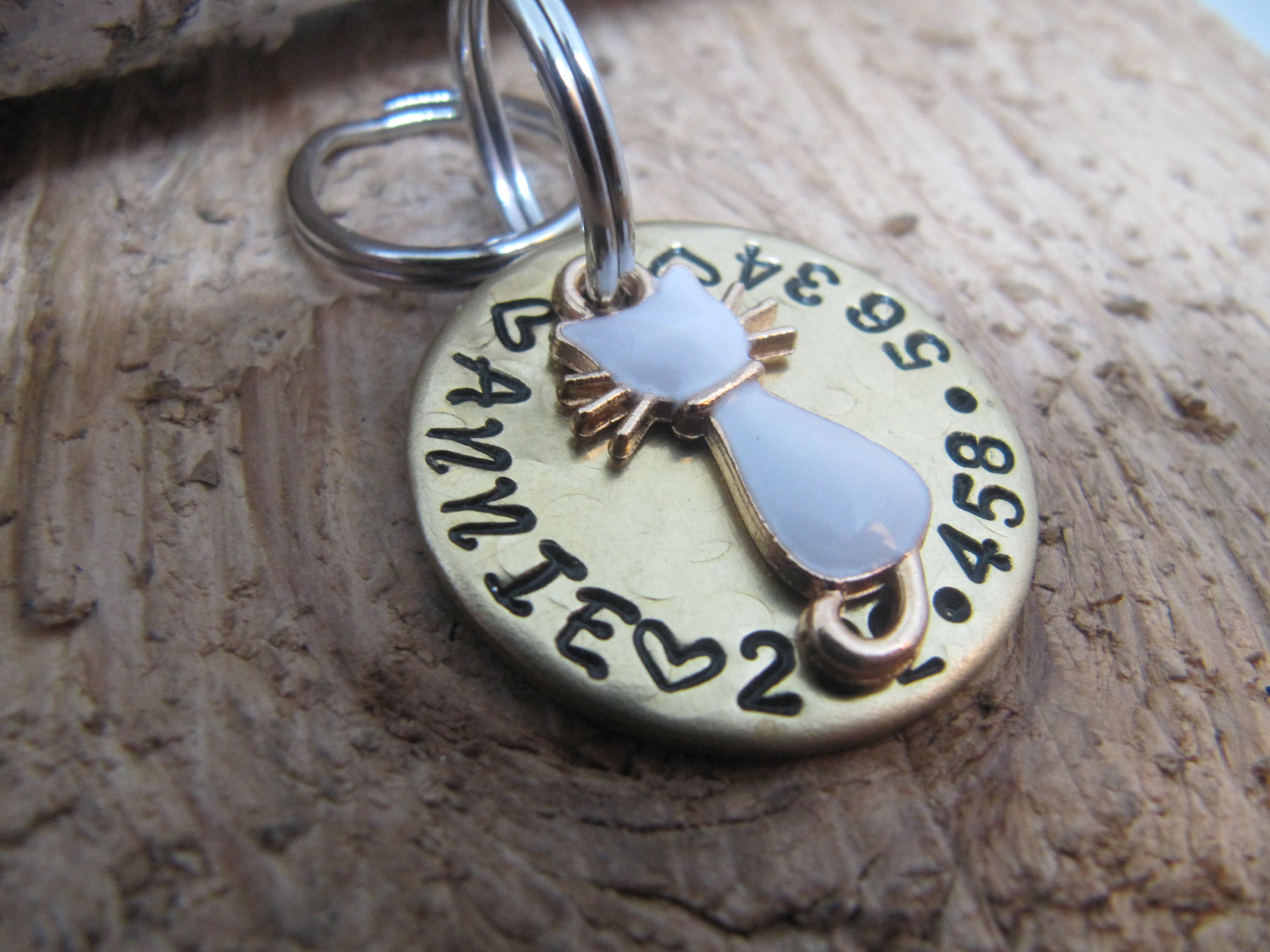 Pet ID Tag Cat ID Tag Cat Name Tag Custom ID Tags for Pet - Etsy