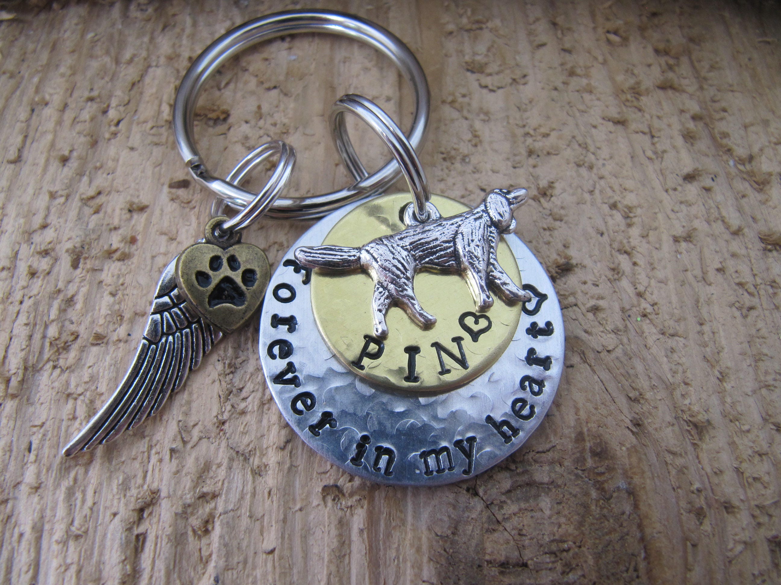 Golden Retriever Memorial Labrador Memorial Key Chain Pet - Etsy