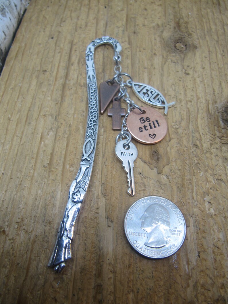 Jesus Bookmark Handstamped Bookmark Bible Bookmark Be Still - Etsy