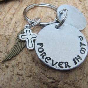 Brother Memorial, Memorial Key Chain , Loss of Brother, Key Chain for ...