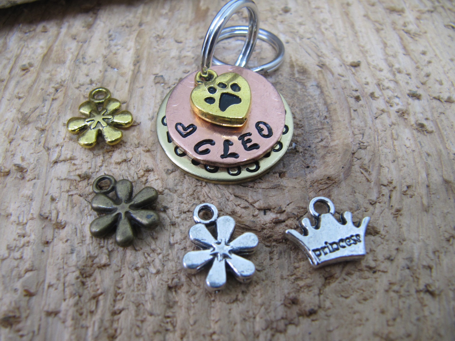 Puppy Name Tag Kitten Tag Pet ID Tagdog Tagcustom Pet - Etsy