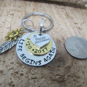Retirement Jewelry, Retirement Gift, Gift for Retirement, Hand Stamped ...
