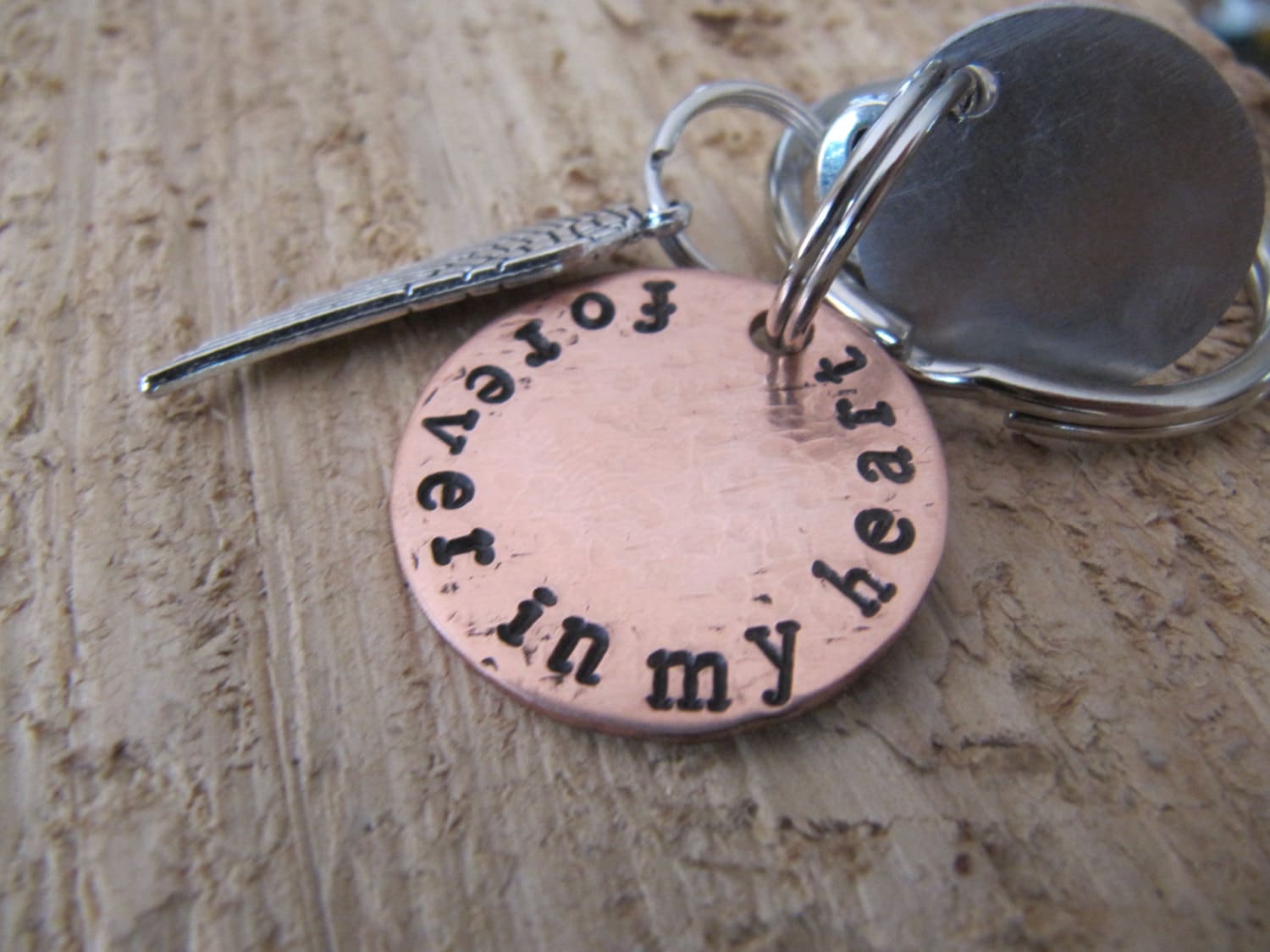 Pet Memorial Keychain//hand Stamped Pet Key Chain//dog - Etsy