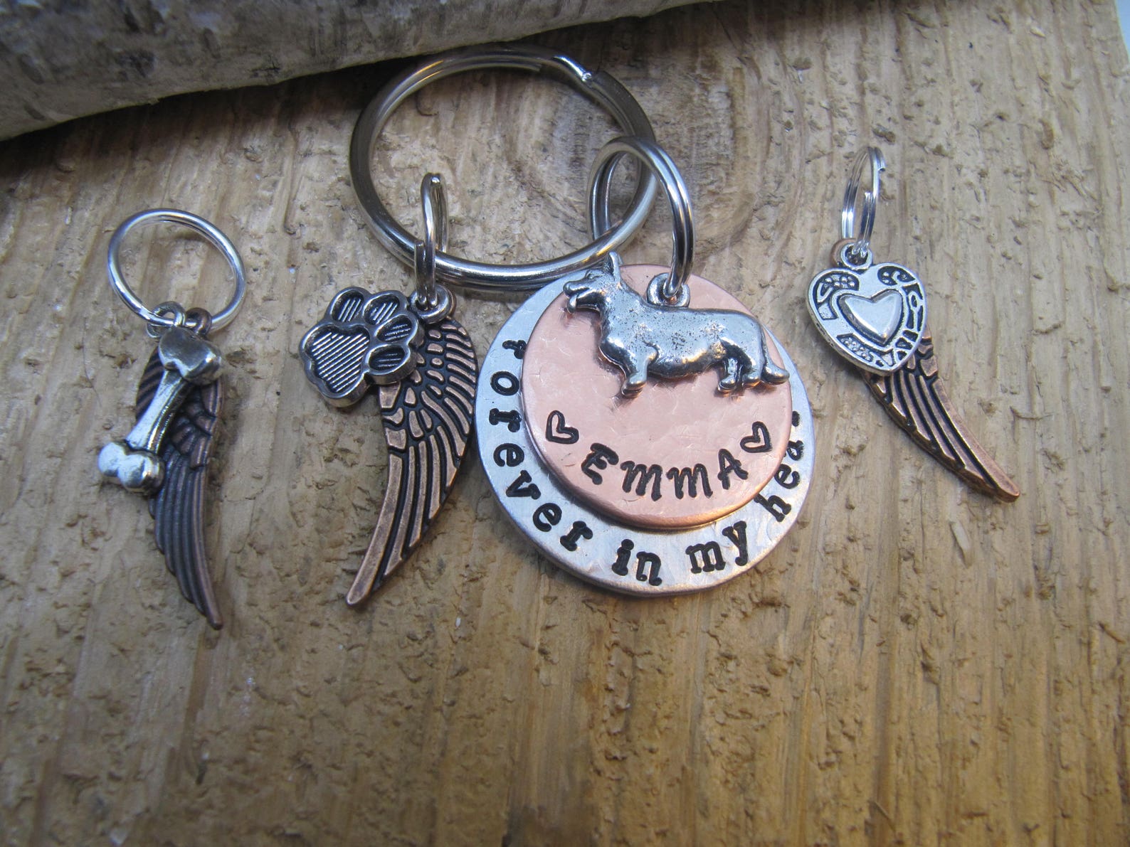 Pet Memorial Key Chain, Corgi Dog Memorial , Corgi Jewelry , Welsh ...