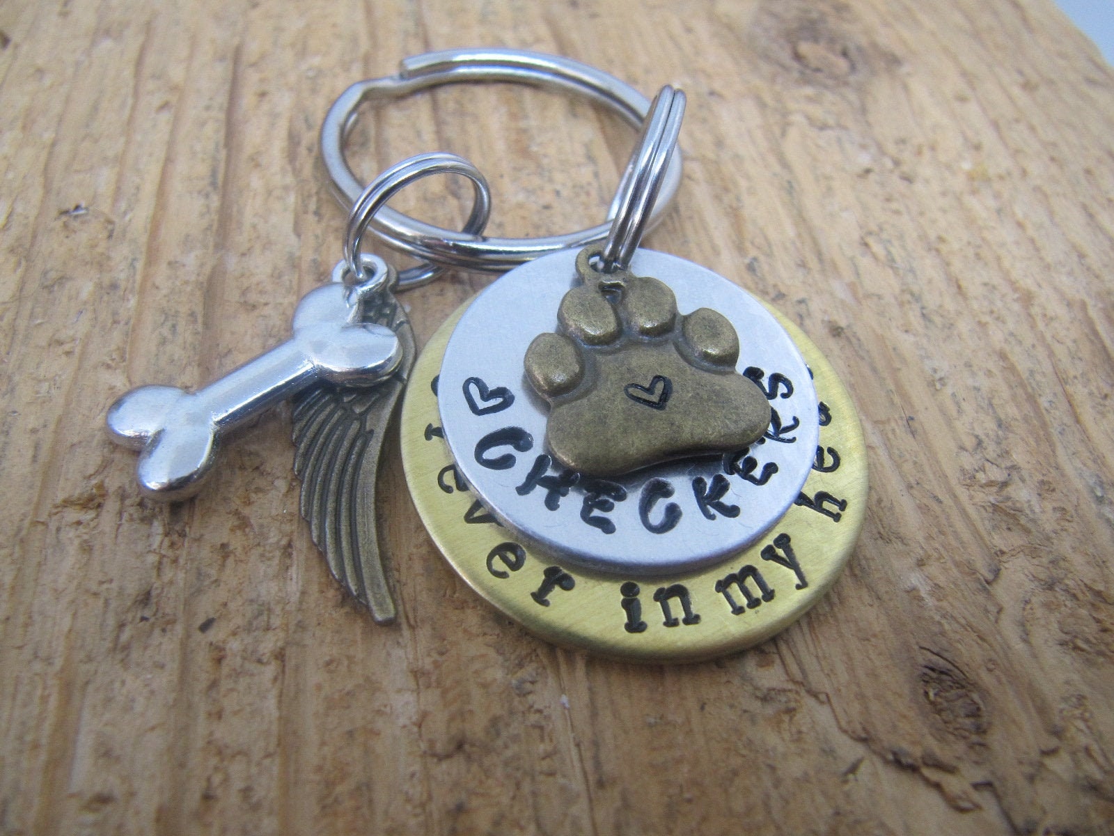 Pet memorial keychain Dog memorial Cat memorial. Pet | Etsy