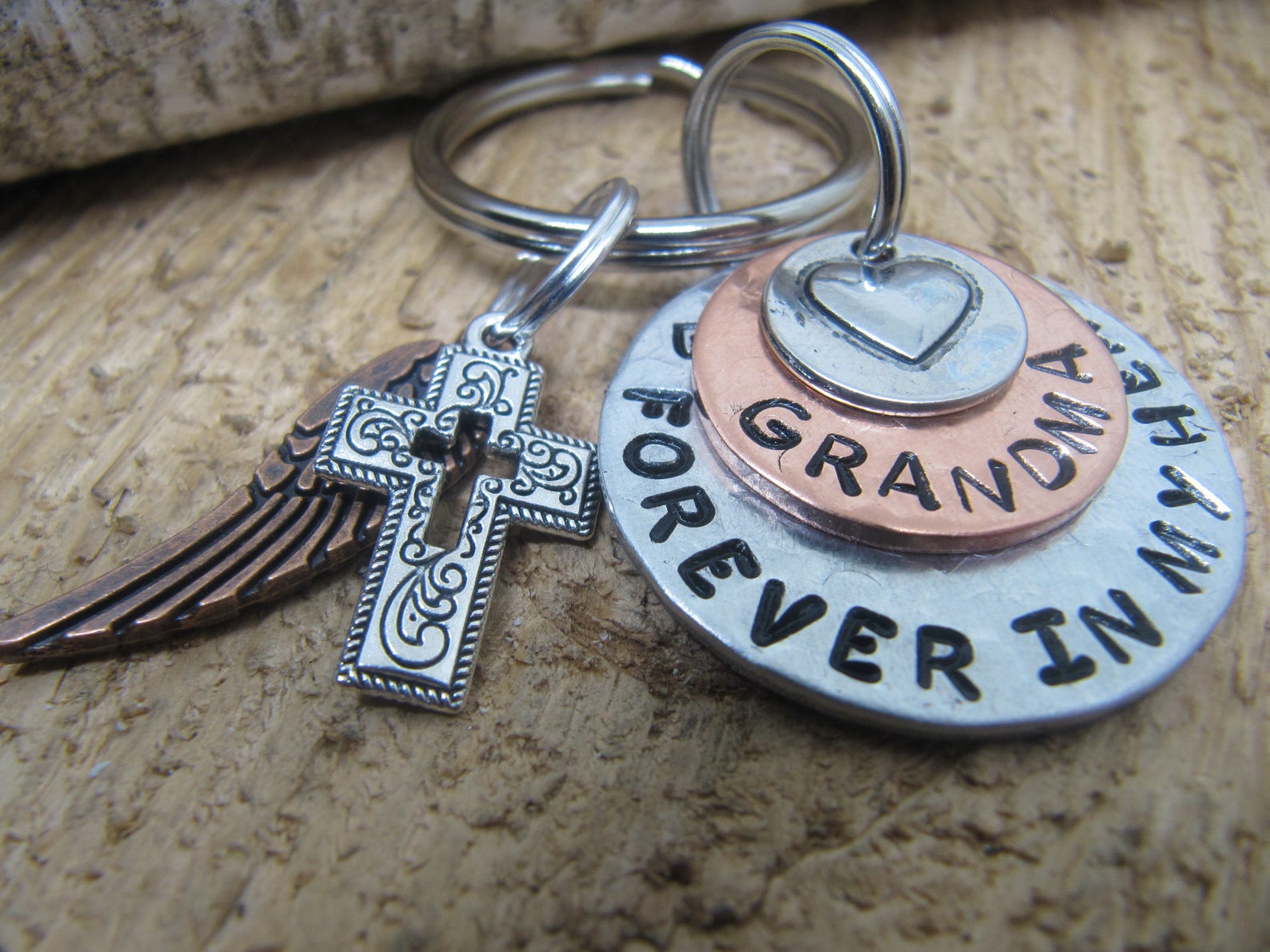 Grandma Memorial Memorial Key Chain Loss of Grandma Key - Etsy