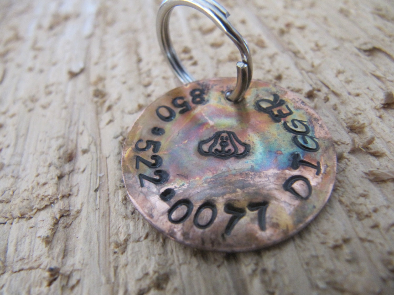Dog Tag//personalized Dog Tags//patina Tags//pet ID //custom Pet Id Tag ...