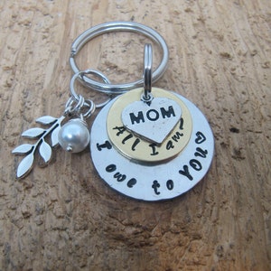 Mother Key Chain, Mom Gift, I Love Mom, Gift for Mom. Mom Key Chain ...