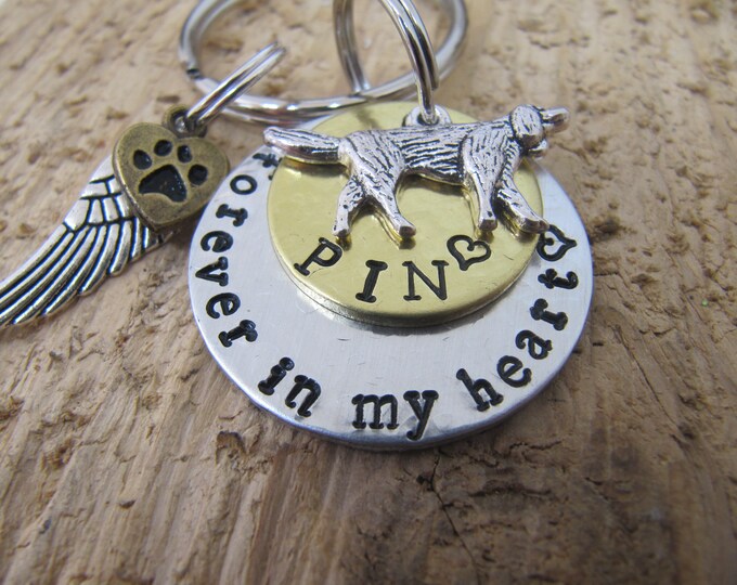 Golden Retriever Memorial, Labrador Memorial Key Chain, Pet Memorial ...