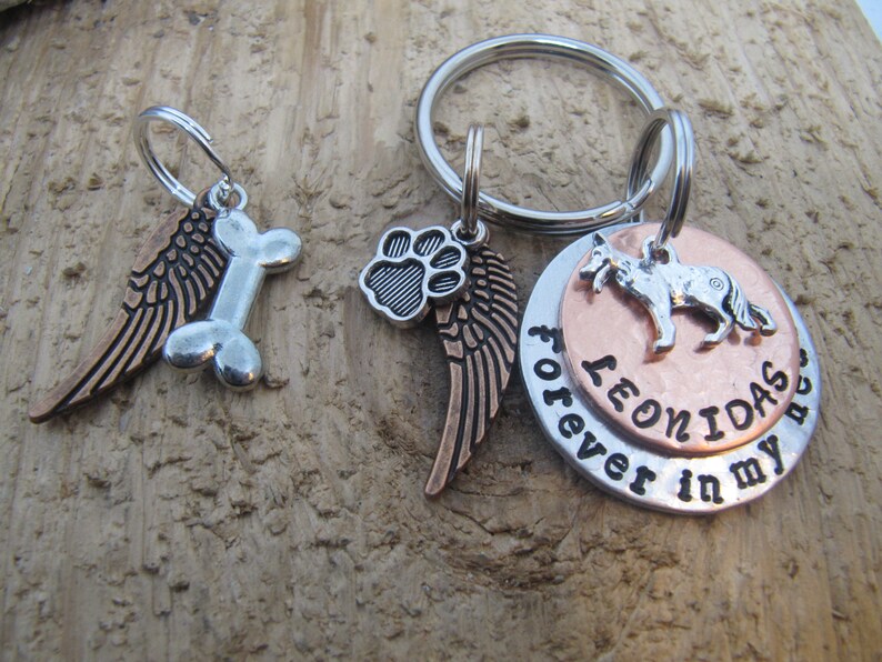 Pet memorial key chain Boxer dog memorial Boxer dog jewelry | Etsy