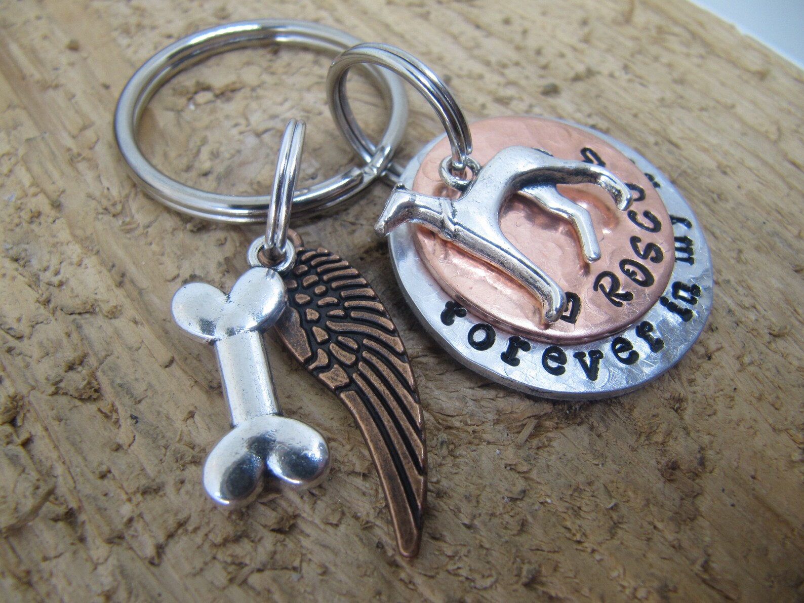 Pet Memorial Key Chain, Greyhound Memorial , Whippet Memorial , Whippet ...
