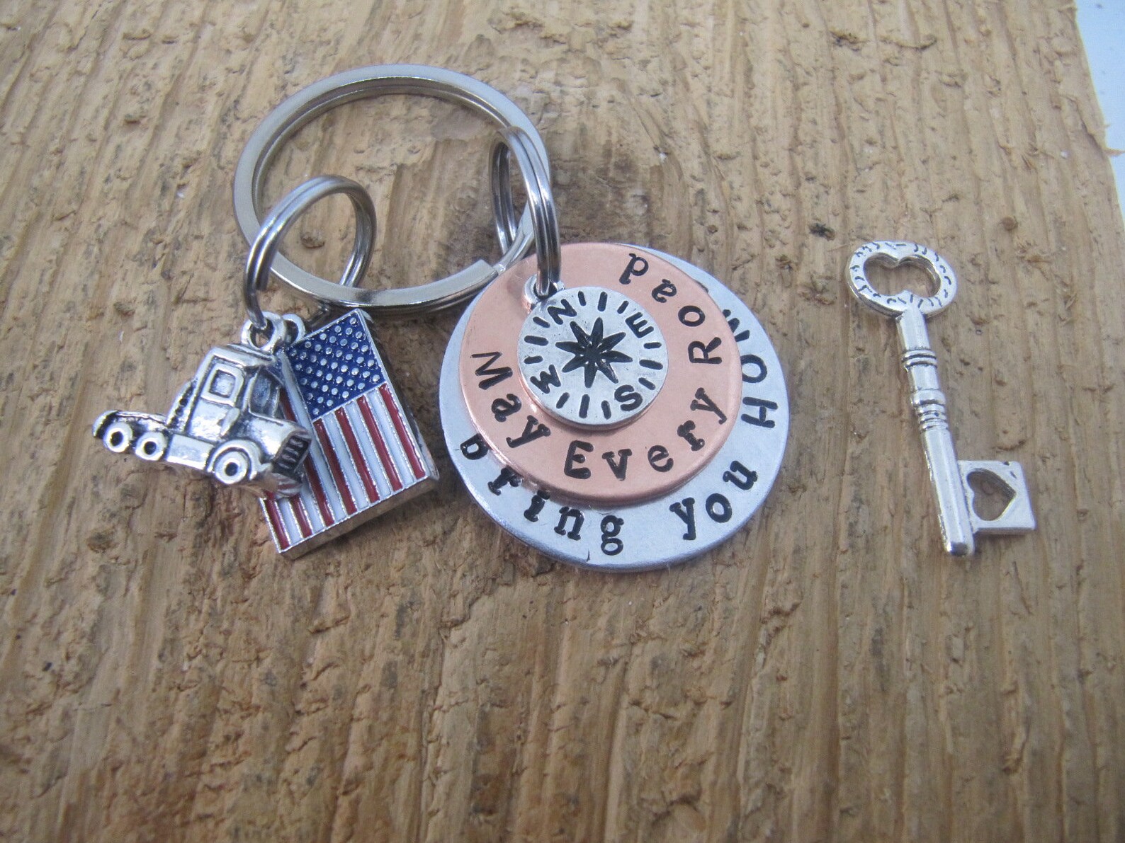 Semi-truck Keychain Semi Driver Key Chain Keychain for Semi - Etsy