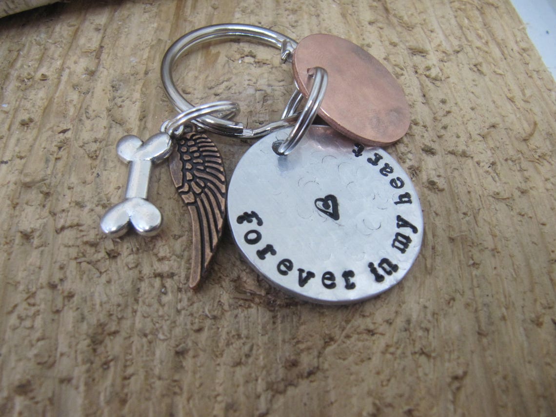 Pet memorial key chain Greyhound memorial Whippet memorial | Etsy