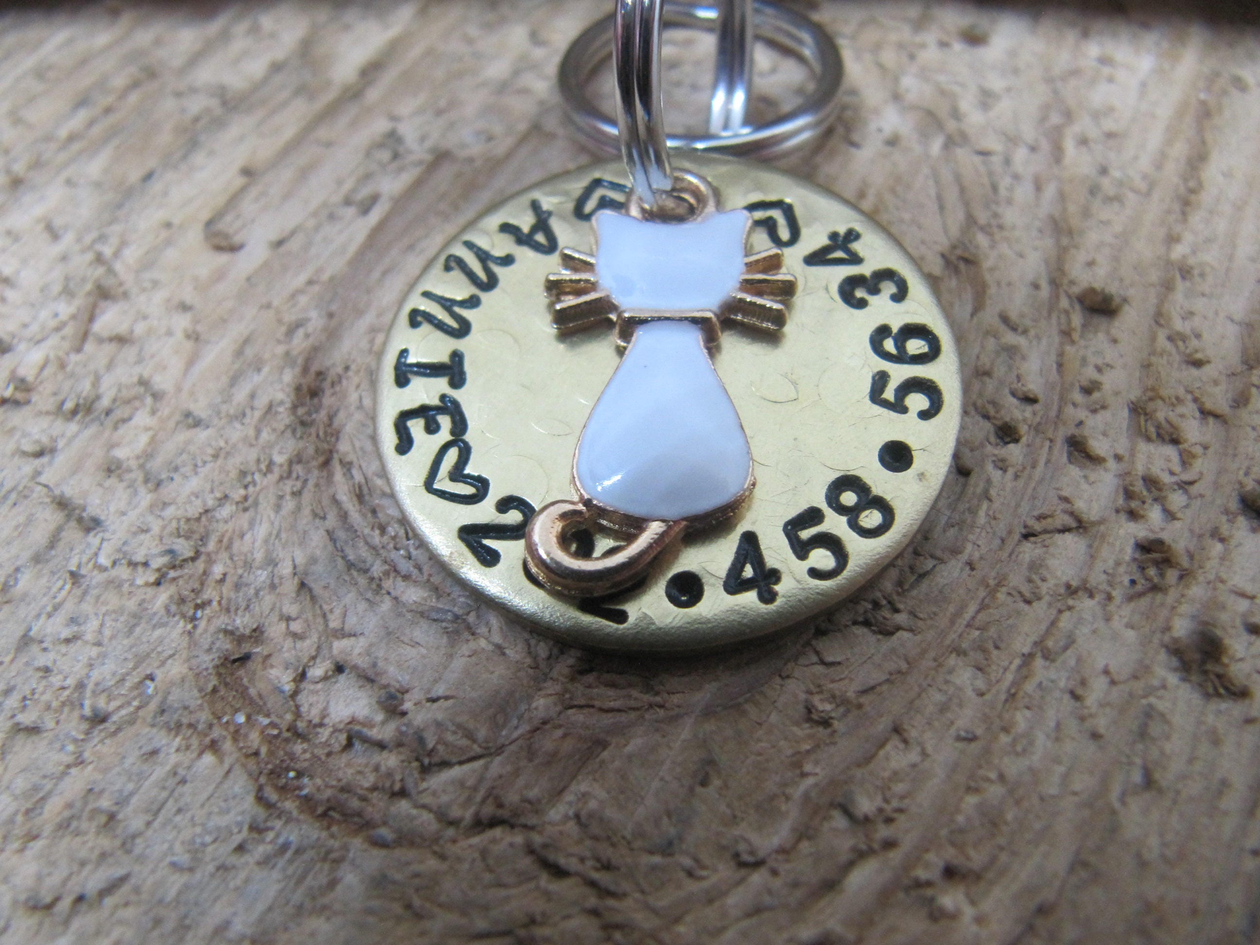 Pet ID Tag Cat ID Tag Cat Name Tag Custom ID Tags for Pet - Etsy