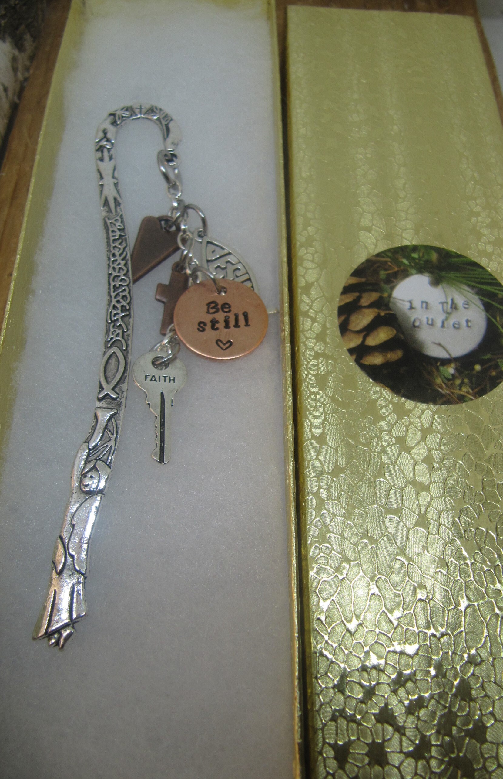 Jesus Bookmark Handstamped Bookmark Bible Bookmark Be Still | Etsy