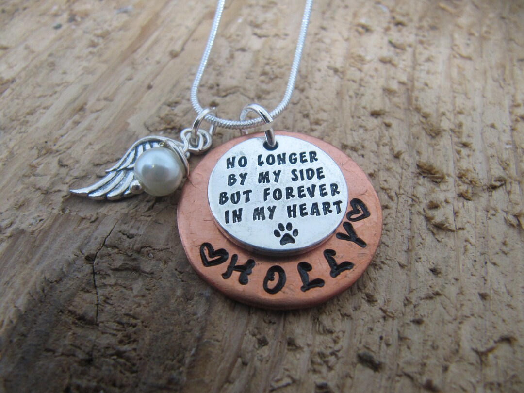 Pet Memorial Jewelry, Gift for Loss of Pet, Dog Memorial Necklace ...