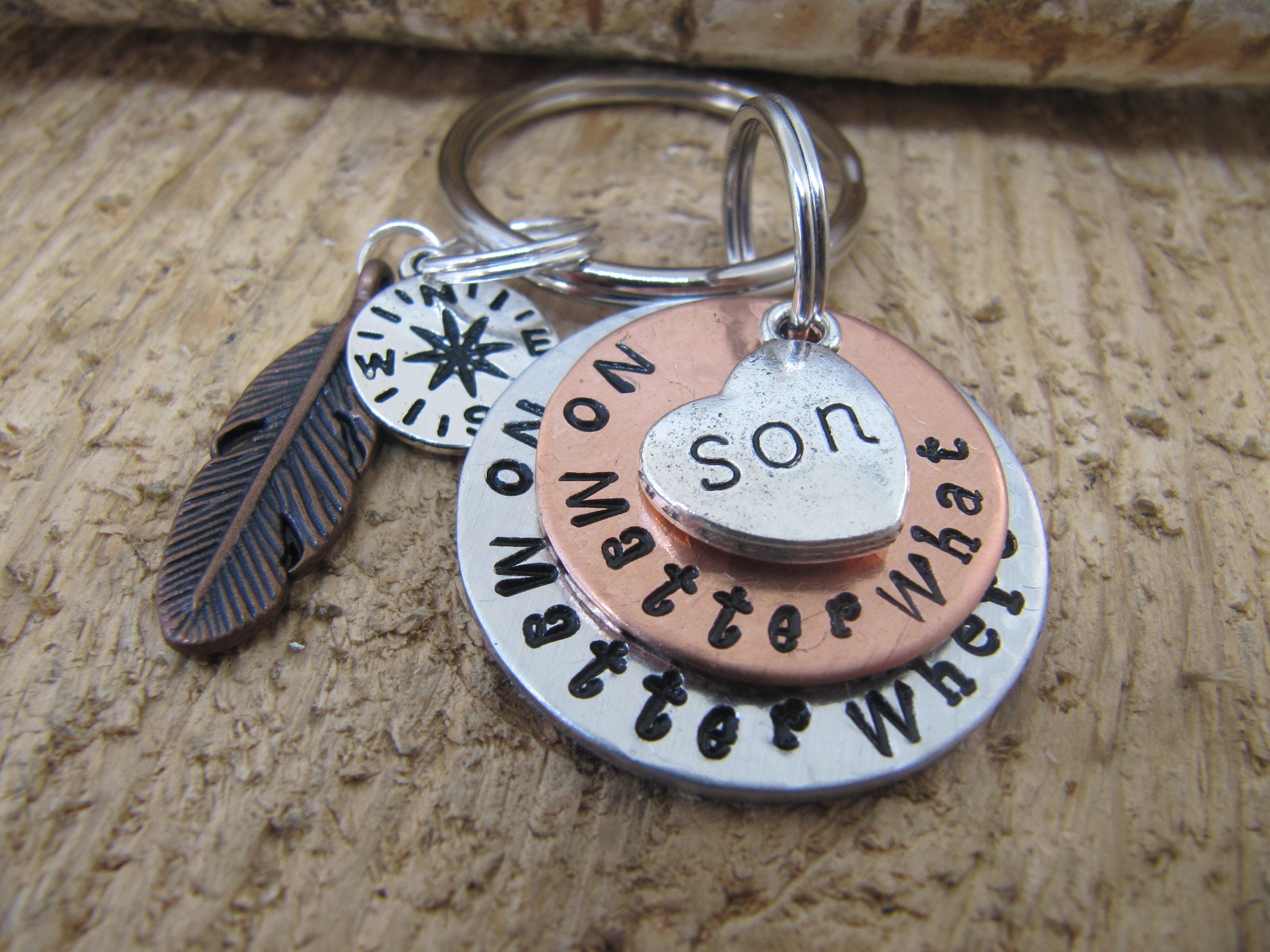 No Matter What No Matter Where Son Jewelry Gift for Son Son - Etsy