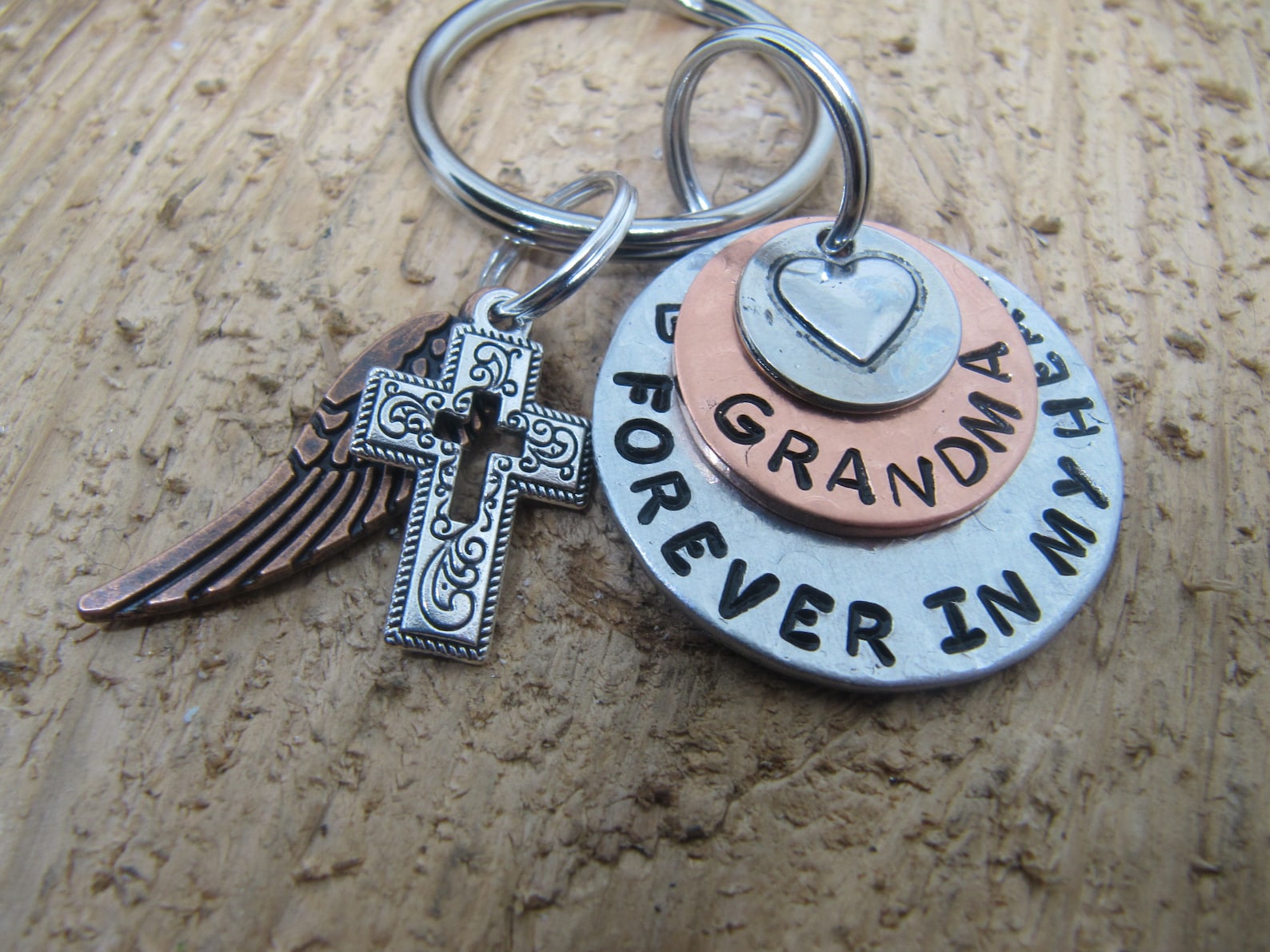 Grandma Memorial Memorial Key Chain Loss of Grandma Key - Etsy