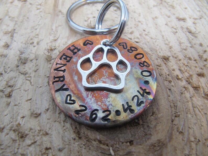 Pet ID Tag//large Dog Tag//tag for Large Dog//custom Pet ID - Etsy