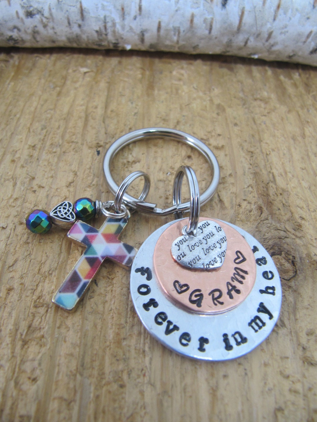 Grandma Memorial, Mom Memorial , Memorial Key Chain , Loss of Grandma ...
