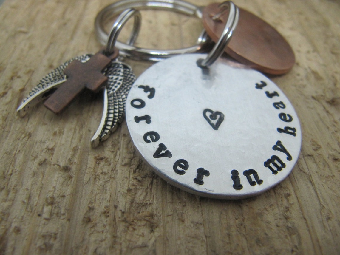 Memorial Key Chain,dad Memorial,mom Memorial,grandpa Memorial,loss of ...