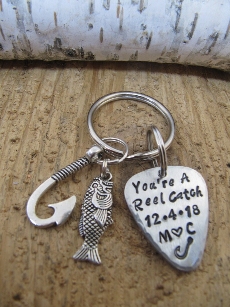 Boyfriend Gift Guitar Pick Key Chain Fishing Key - Etsy