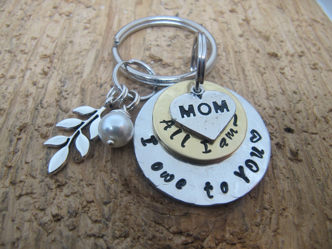 Mother Key Chain, Mom Gift, I Love Mom, Gift for Mom. Mom Key Chain ...