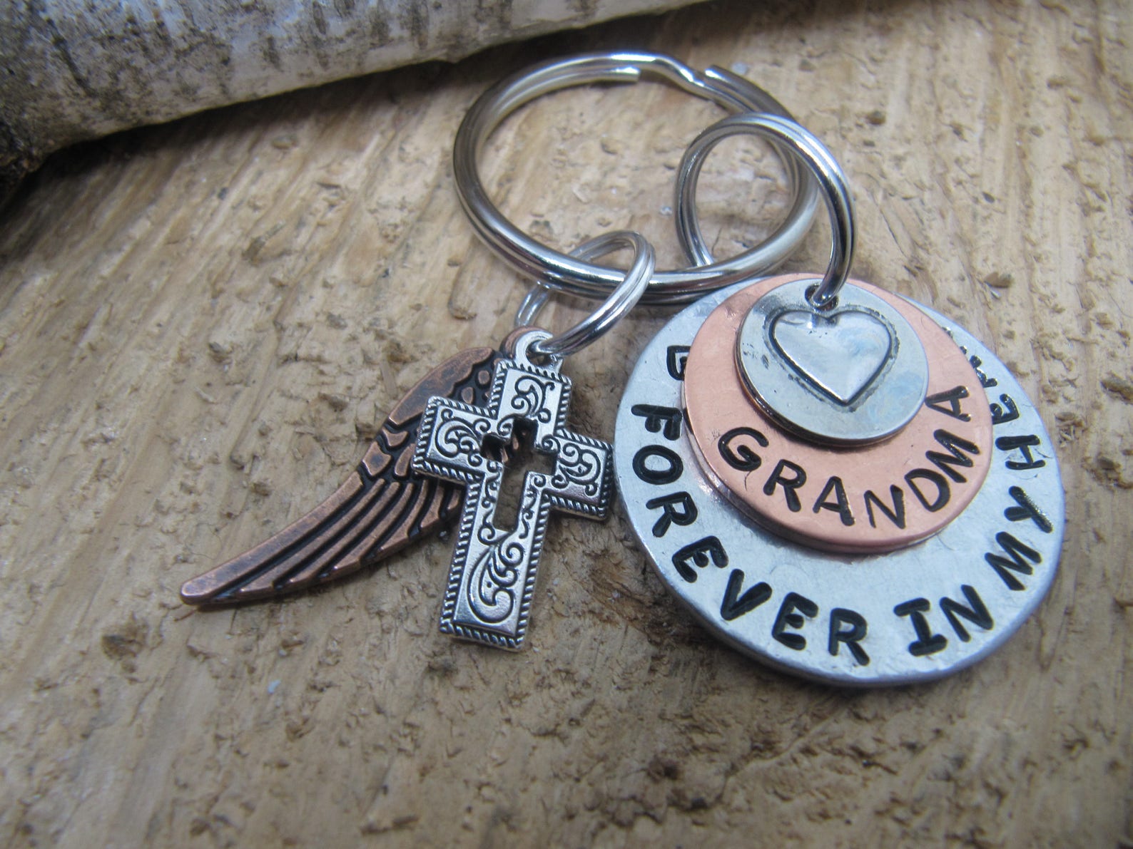 Grandma Memorial Memorial Key Chain Loss of Grandma Key - Etsy